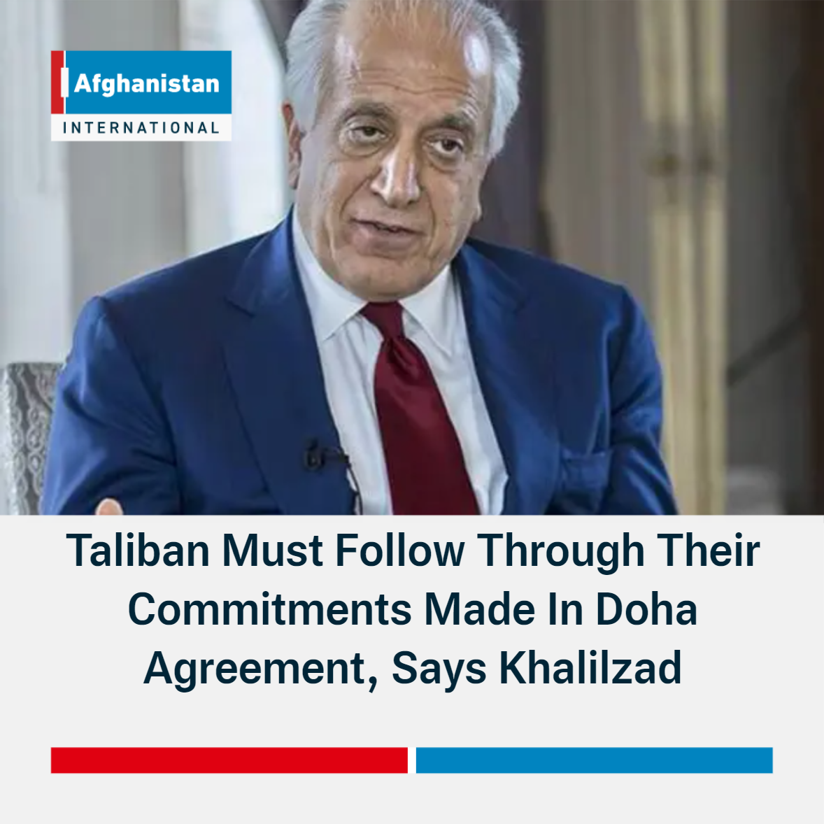 Taliban Must Follow Through Their Commitments Made In Doha Agreement ...