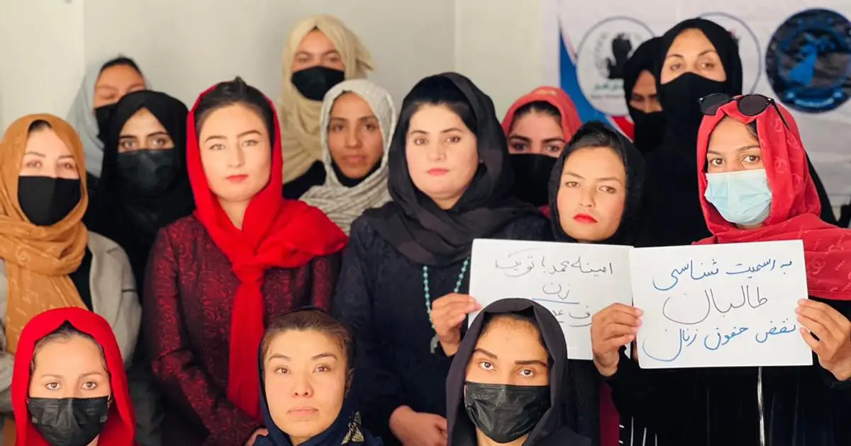 ائتلاف جنبشهای اعتراضی زنان تعامل با طالبان به رسمیت شناسی آپارتاید