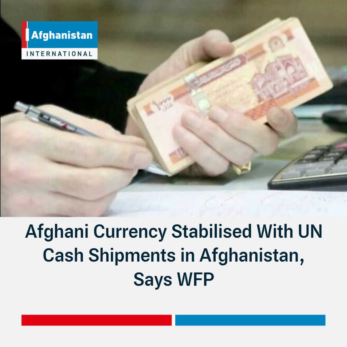 Afghani Currency Stabilised With UN Cash Shipments in Afghanistan, Says ...