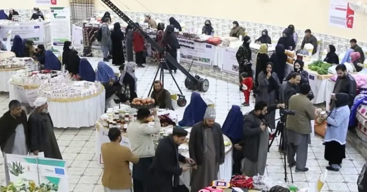 په جوزجان ولایت کې د ښځو لپاره د کرنیزو محصولاتو او لاسي صنایعو