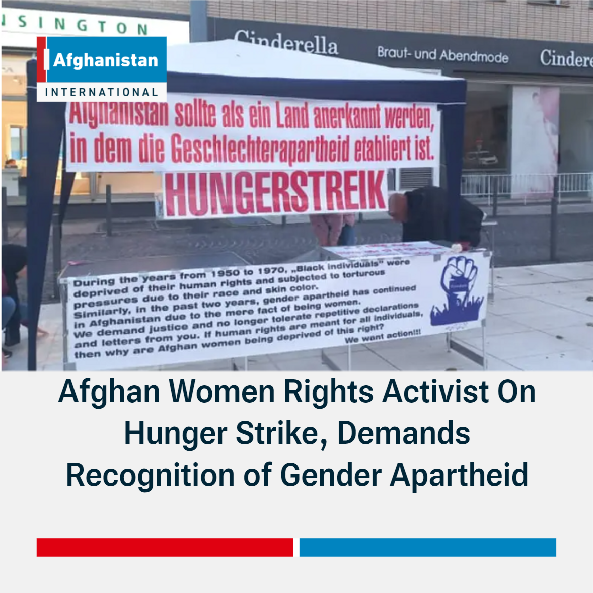 Afghan Women Rights Activist On Hunger Strike, Demands Recognition of ...